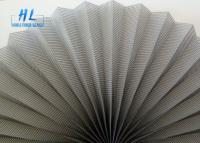 China Pleated Waterproof Folding Insect Screen / Plisse Insect Screen DIY Installation UV Resistant for sale