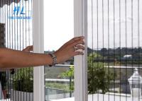China Customized Waterproof Folding Screen Door with UV Resistance for sale
