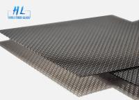 China Black Color 304 Stainless Steel Security Screens Bulletproof 0.7-1.5m Width for sale