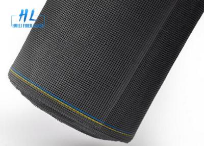 China Plain Woven Charcoal Fiberglass Insect Screen For Window And Door for sale