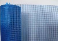 China Blue 200m Roll Length Fiberglass Netting with high Tensile Strength for sale