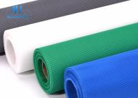 China Black Fiberglass Insect Screen Coated Polyester Fabric UV Resistant 0.8m--2.5m Plain Weave for sale
