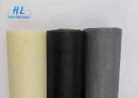 China 18*16 Mesh PVC coated fiberglass mosquito net With Yellow Colors for sale