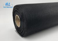 China 5ft x 30m Black PVC Coated Fiberglass Insect Screen With 18*16 Mesh for sale