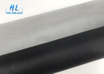 China Black PVC Coated 1.5m*30m Roll 18*16 Fiberglass Insect Screen for sale