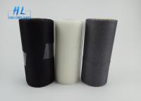 China Fire Proof Pleated Invisible Plastic Coated Window Fiberglass Insect Screen for sale