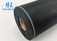 China Plain Weave 48 Inch Fiberglass Insect Screen Black Color For Windows for sale