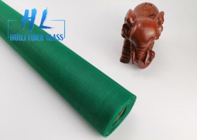 China Green Color Plain Weave Fiberglass Mosquito Net Against Flies 1m - 3m Width for sale