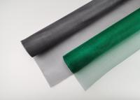 China Anti Insect 5ft * 100ft Fiberglass Mosquito Netting For Windows Silver Gray for sale