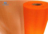 China Soft Mesh 145g 5*5mm Orange Fiberglass Insect Mesh For Reinforcement for sale