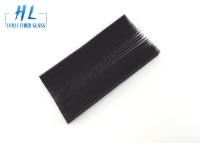 China Black 18*14 Fiberglass Screen Mesh 200m / Roll 0.22mm 0.19mm Yarn Diameter for sale
