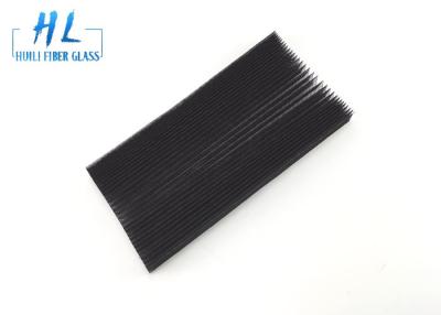 China Black 18*14 Fiberglass Screen Mesh 200m / Roll 0.22mm 0.19mm Yarn Diameter for sale
