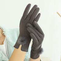 China Mittens Suede Lady Driving Gloves 23cmx16cm For Women Winter for sale