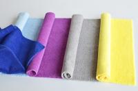 China 500gsm Super Soft Absorbent Microfiber Wash Cloth Car Cleaning Long And Short Pile for sale