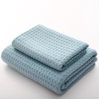 China Soft Waffle 16*16'' Microfiber Cloth Towel Custom Logo Wash for sale
