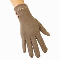 China Custom Embroidery Winter Warm Gloves Mittens Thermal Thick Touchscreen For Women for sale