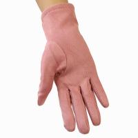 China Stylish Pink Polyester Windproof Warm Gloves Outdoor Work for sale