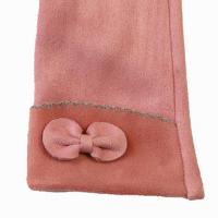 China Stylish Pink Polyester Windproof Warm Gloves Outdoor Work for sale