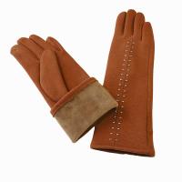China Bulk Luxury Full Finger Winter Warm Gloves Rivet Texting Touch Screen for sale
