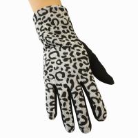 China Custom Accessories Leopard Wool Women Gloves Mittens Touchscreen Warm for sale
