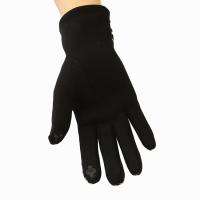 China Custom Accessories Leopard Wool Women Gloves Mittens Touchscreen Warm for sale