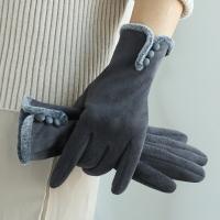 China Touch Screen Hand 22x16cm Winter Fleece Gloves Warm Wool for sale