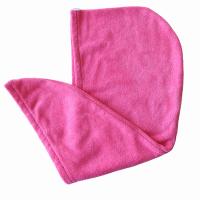 China 300gsm Super Absorbent Microfiber Plopping Cap / Magic Fast Drying Hair Towel for sale