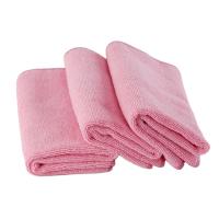 China High Absorbency 40x40cm Soft Microfiber Cleaning Cloth Towels Lint Free for sale