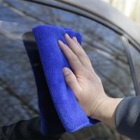 China Quick Dry Reusable 30x30cm Soft Microfiber Cleaning Cloth Streak Free for sale