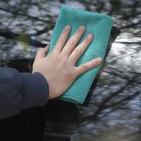 China Quick Dry Reusable 30x30cm Soft Microfiber Cleaning Cloth Streak Free for sale