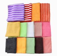 China Reusable High Absorbency Custom Microfiber Cleaning Cloth Multi Purpose 30x30cm for sale