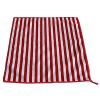 China Custom Striped Terry 800gsm Microfiber Cloth Cleaning 40x40cm for sale