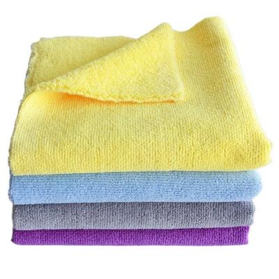 China 500gsm Yellow Car Detailing Cloths Towel For Windshield Cleaning for sale