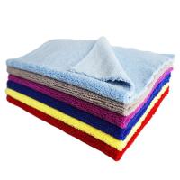 China 500gsm Yellow Car Detailing Cloths Towel For Windshield Cleaning for sale