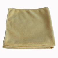 China Anti Bacterial Car Cleaning Cloth Yellow Washing Microfiber Towels for sale