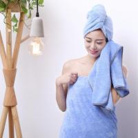 China 400gsm Lime Green Turquoise Microfiber Extra Large Jumbo Bath Towels For Spa for sale