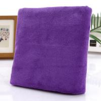 China 400gsm Lime Green Turquoise Microfiber Extra Large Jumbo Bath Towels For Spa for sale