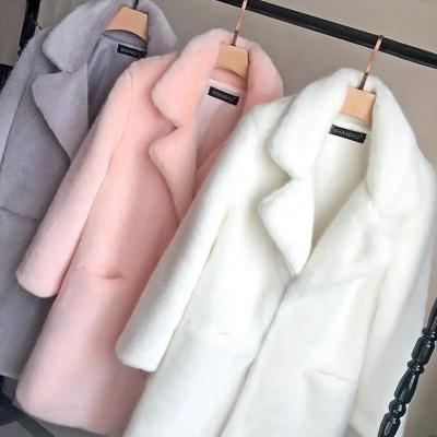 China Wholesale Custom Design Ladies Jacket Winter Fur Long Coats for Women for sale