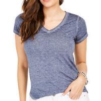 China T-Shirts Wholesale Fashion Ladies Blouse Casual Women Summer Plain V Neck T Shirt Custom Designed T Shirts Top for Women for sale