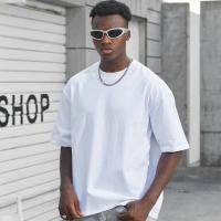 China Wholesale Men Blank T-Shirt Custom Quality Cotton Loose Drop Shoulder Oversized T Shirt for sale