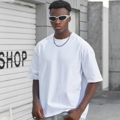 China Wholesale Men Blank T-Shirt Custom Quality Cotton Loose Drop Shoulder Oversized T Shirt for sale