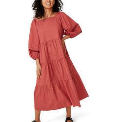 China Summer Wrist Sleeve Ladies Dress Casual Custom Women Poplin Oversized MIDI Dresses for sale