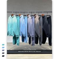 China Fashion Winter Solid Color Hoody Plus Size Hoodie European Brand Men&prime;s Hoodies Suits for sale