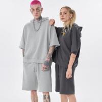 China Wholesale Men&prime;s Embroidery Tracksuit Summer Men Short Trucksuit Set for sale