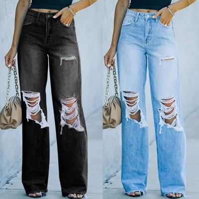 China Sexy Jeans with High Quality Classic Denim Damaged New Arrival Trousers for Women for sale