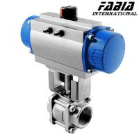 China PN16 Hydraulic And Pneumatic Ball Valve  Water Vlave Two Way For Chemical Processing for sale