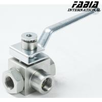China Welding High Pressure Three Way Valve For Room Temperature for sale