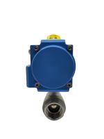 China Stainless Steel Pneumatic Ball Valve Air Actuated Two Way Internal  Tooth for sale