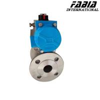 China Pneumatic 2 Way Ball Valve Flange Two Way Ball Valve Pneumatic Ball Valve for sale