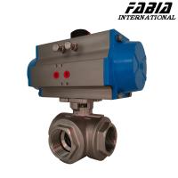 China 150-600 psi Pneumatic Ball Valve For Chemical, Petroleum, Electric Power for sale